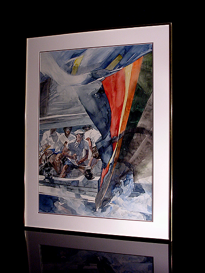 The Johanson Collection: "Rounding The Leeward Mark", by Willard Bond